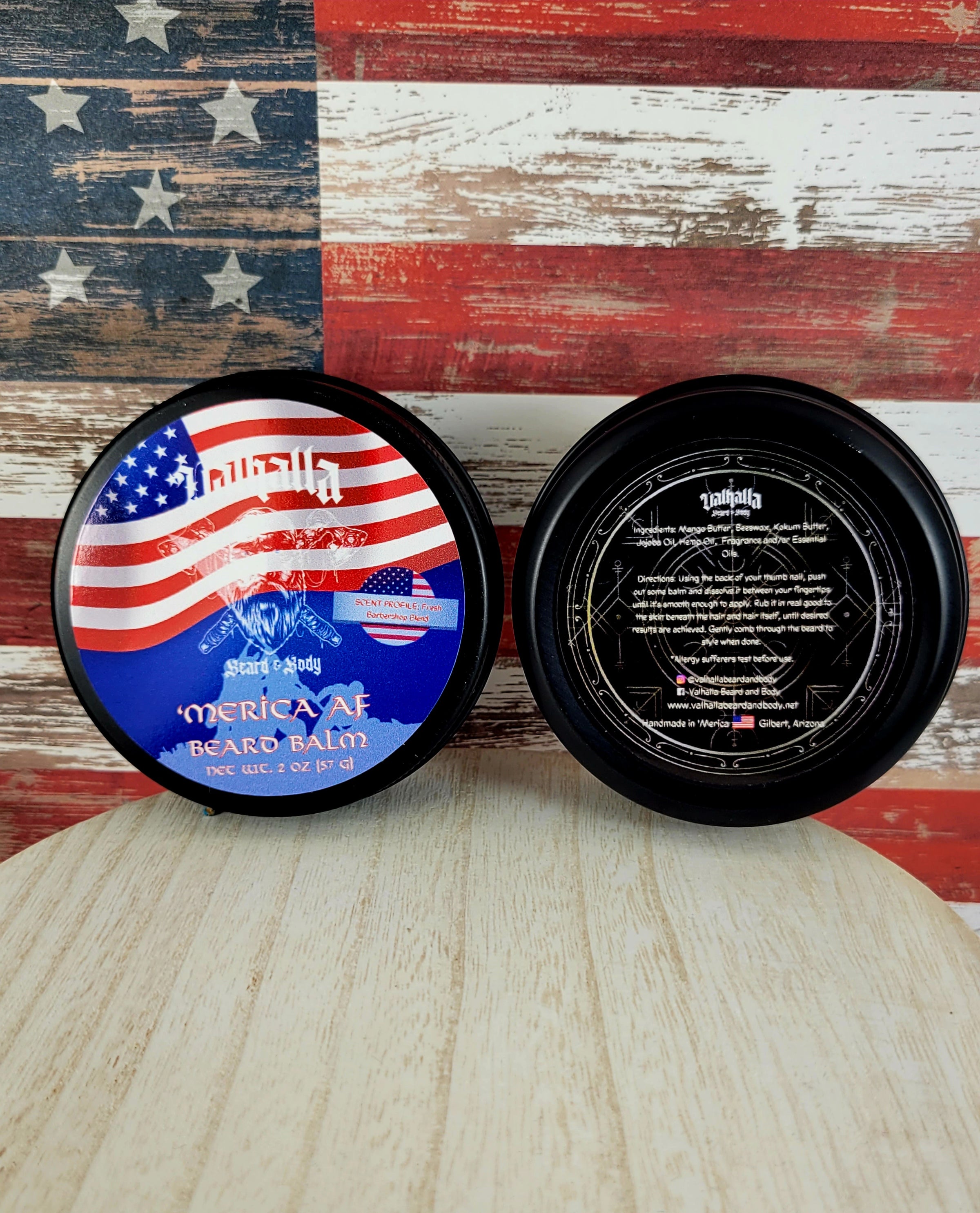 Beard Balm - 'Merica AF (Barbershop Blend)