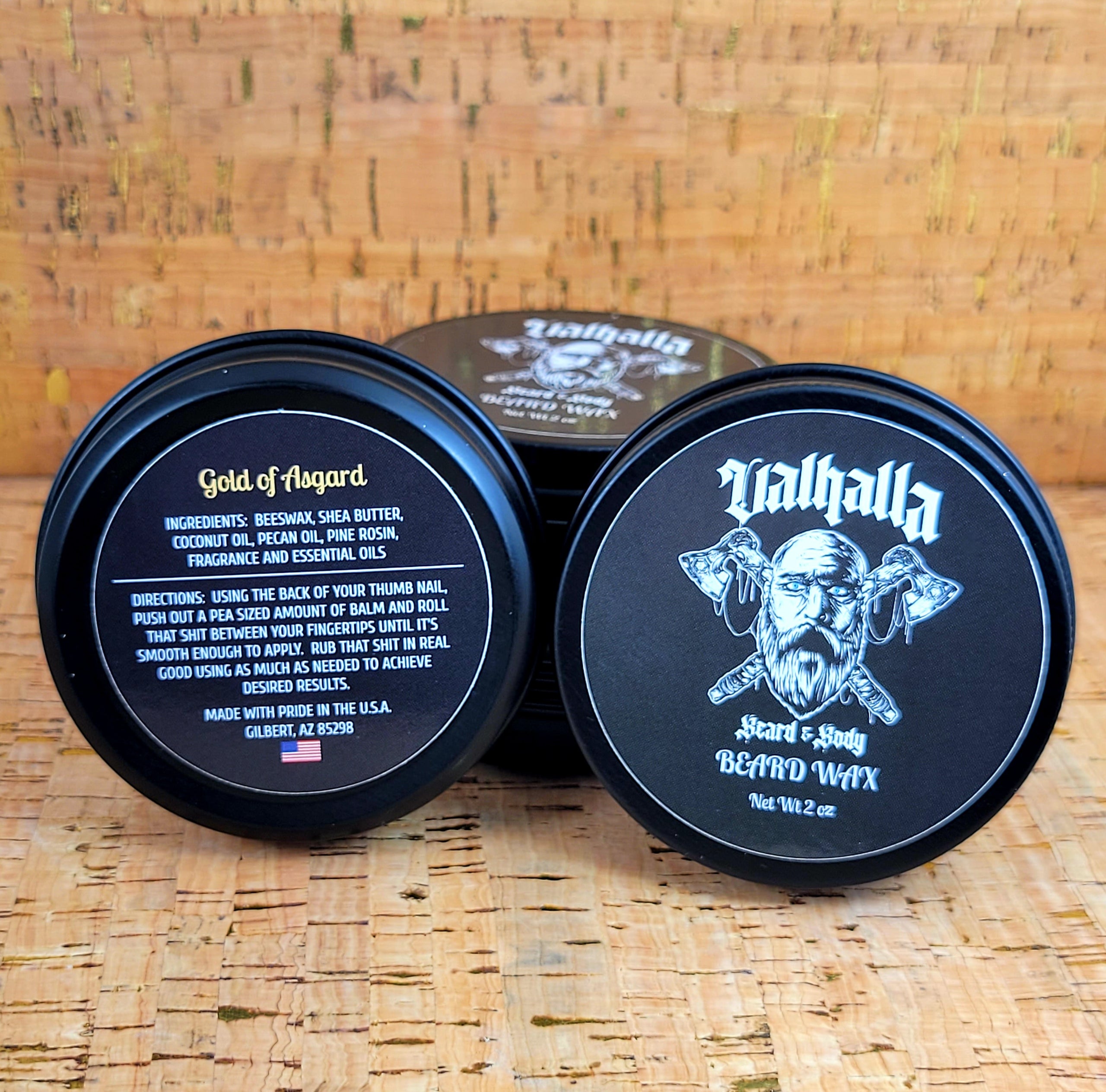 Gold of Asgard Beard Wax | Valhalla Beard and Body